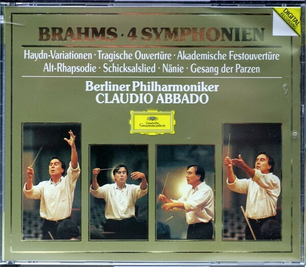 V2027927 - BRAHMS* ? Berliner Philharmoniker, Claudio Abbado - 4 Symphonien - Br EUR 10,40 ...