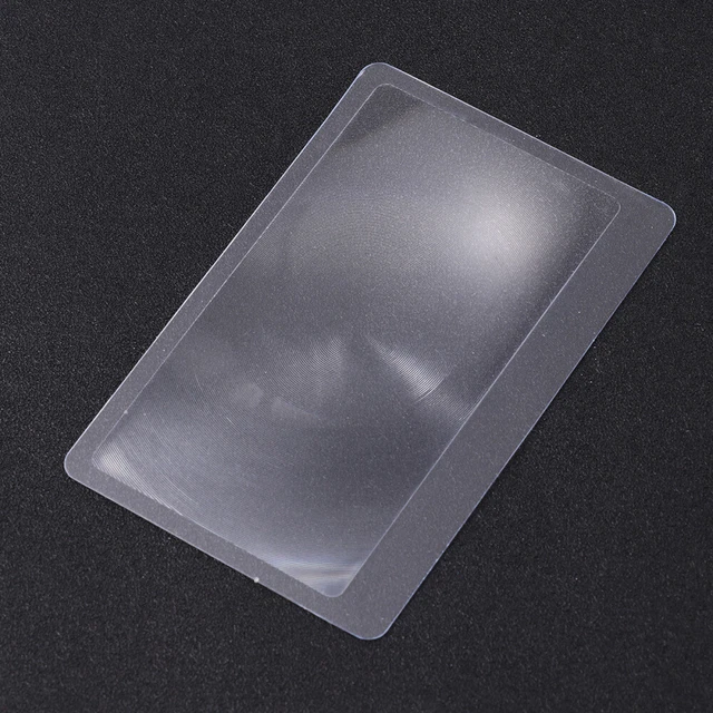 8 PCS KREATIVE Lupe Lesezeichen Hallmarklupe Tragbare PVC-Lupe Linse ...