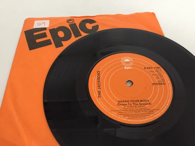 THE JACKSONS SHAKE Your Body (Down To The Ground) 7'' Vinyl Record 1978 ...