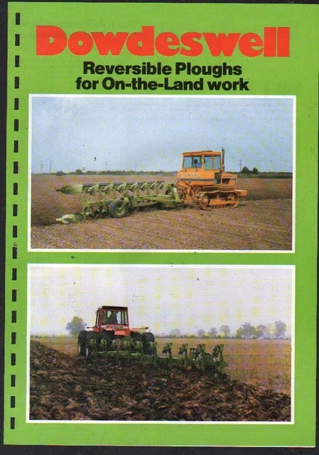 DOWDESWELL REVERSIBLE PLOUGHS for On-the-Land Work Brochure Leaflet £6. ...