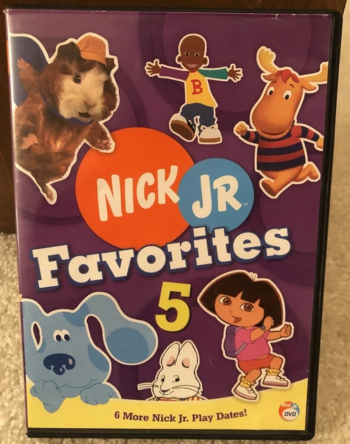 NICK JR FAVORITES Vol 5 DVD Blues Clues Little Bill Backyardigans Dora ...