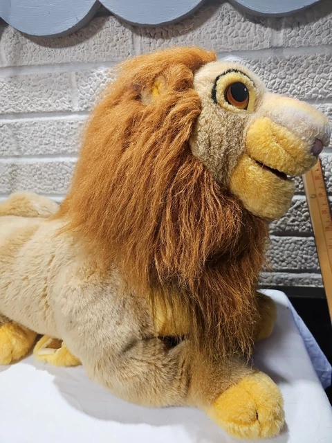 DISNEY LION KING 30" Adult Simba Mufasa Plush Hand Puppet Stuffed ...