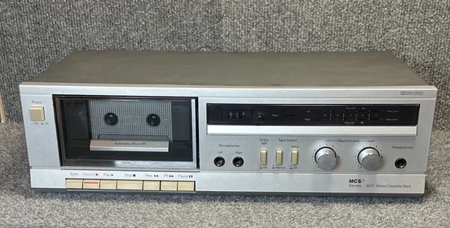 VINTAGE MCS SERIES Stereo Cassette Deck Modular Component System 3531 £ ...