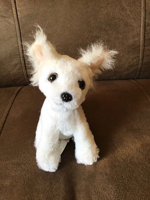 NINTENDO NINTENDOGS WHITE Chihuahua Dog Rotating Head Soft Plush Toy 6 ...