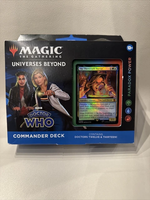 MAZO MAGIC THE Gathering MTG 13th Doctor Who PARADOX POWER Commander ...