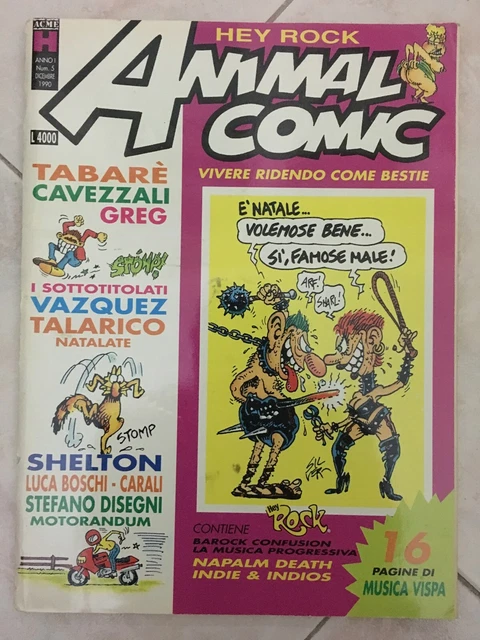 ANIMAL COMICS ANNO I nr. 5 del 1990 con parodia di DYLAN DOG EUR 12,50 ...