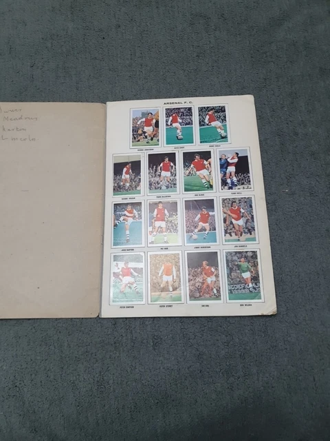 100% COMPLETE FKS 1969 1970 Soccer Stars In Action Football Sticker ...