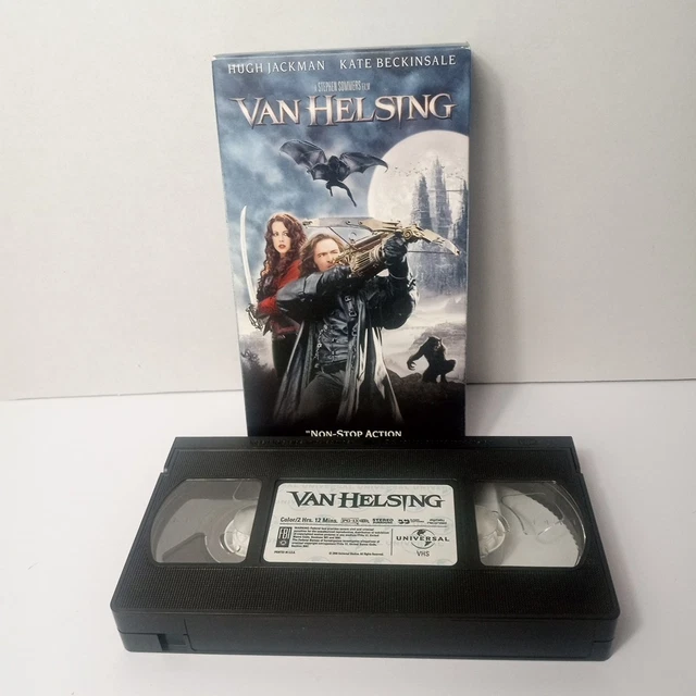 VAN HELSING VHS Tape 2004 Hugh Jackman Kate Beckinsale Horror Sci-Fi ...