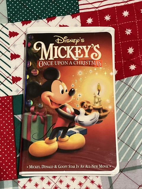 WALT DISNEY MICKEY'S Once Upon A Christmas 1999 VHS Clamshell - Tested ...