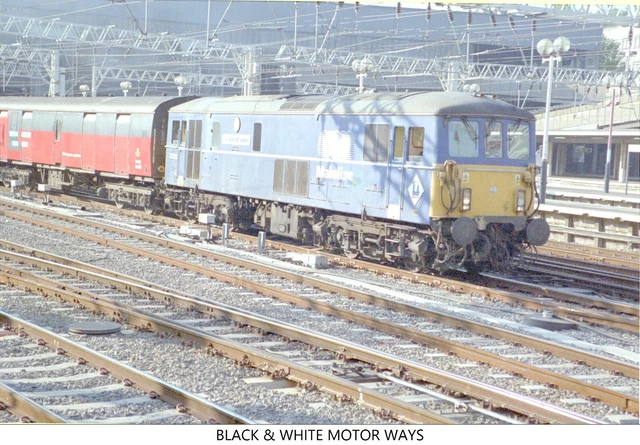 TRAIN NEGATIVE Class 73 133 In Mainline Livery £0.99 - PicClick UK