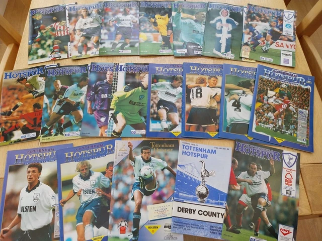 TOTTENHAM SPURS 20 Home Programme Bundle From The Period 1977 - 1996 £3 ...