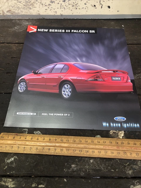 FORD FALCON SR Series III Genuine Sales Brochure 2002 $20.00 - PicClick AU