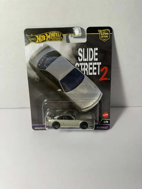2024 HOT WHEELS Premium Car Culture Slide Street 2, Nissan 240sx (s14 ...