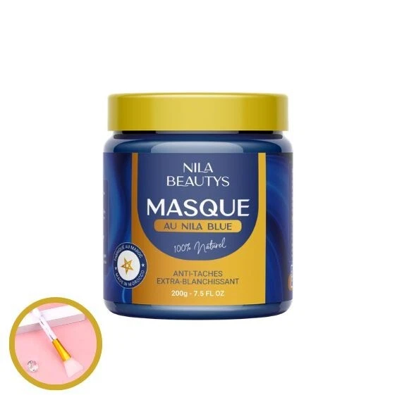 MASQUE AU NILA bleu 200g | Anti-tache Blue Nila mask Máscara de Nila ...