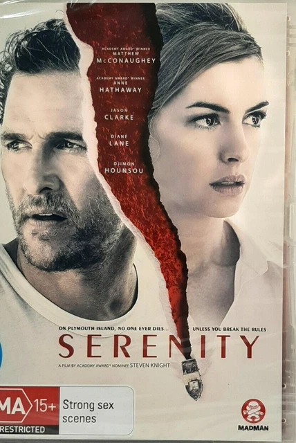 SERENITY - MATTHEW McConaughey, Anne Hathaway, Diane Lane - NEW DVD £8. ...