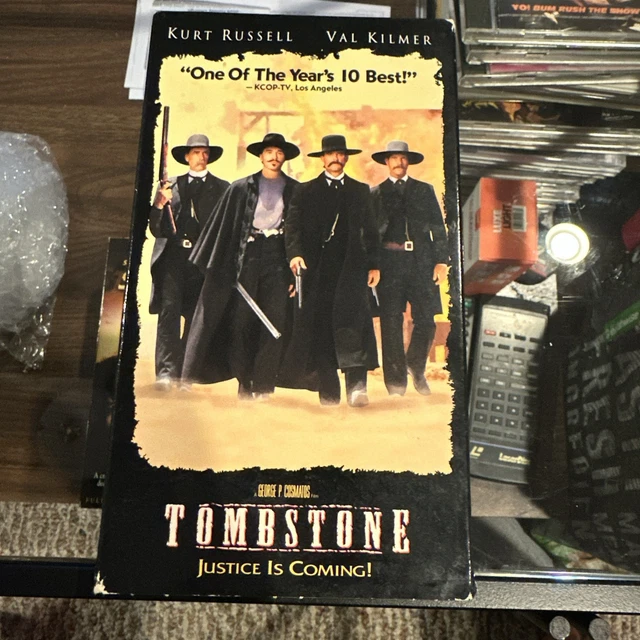 TOMBSTONE VHS SEALED 1994 BVHV Kurt Russell Val Kilmer Vintage Western ...