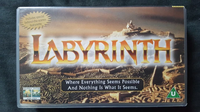 LABYRINTH. VHS CASSETTE Video. David Bowie, Jennifer Connelly. 1986 £5. ...