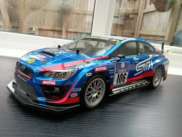 TAMIYA TT02 SUBARU STI Race Car in 1/10 scale £125.52 - PicClick UK