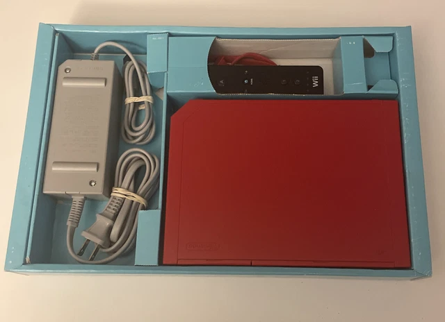 NINTENDO WII CONSOLE 25th Anniversary Limited Edition Red System w/ box ...