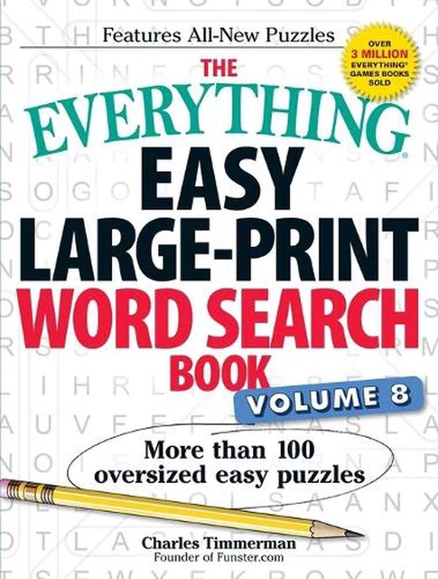 THE EVERYTHING EASY Large-Print Word Search Book, Volume 8: More Than ...
