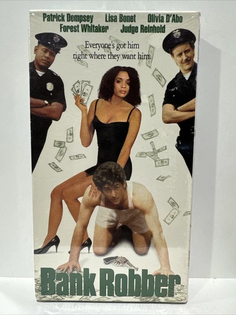 BANK ROBBER (VHS, 1993), Lisa Bonet, Patrick Dempsey, FREE SHIPPING! £ ...