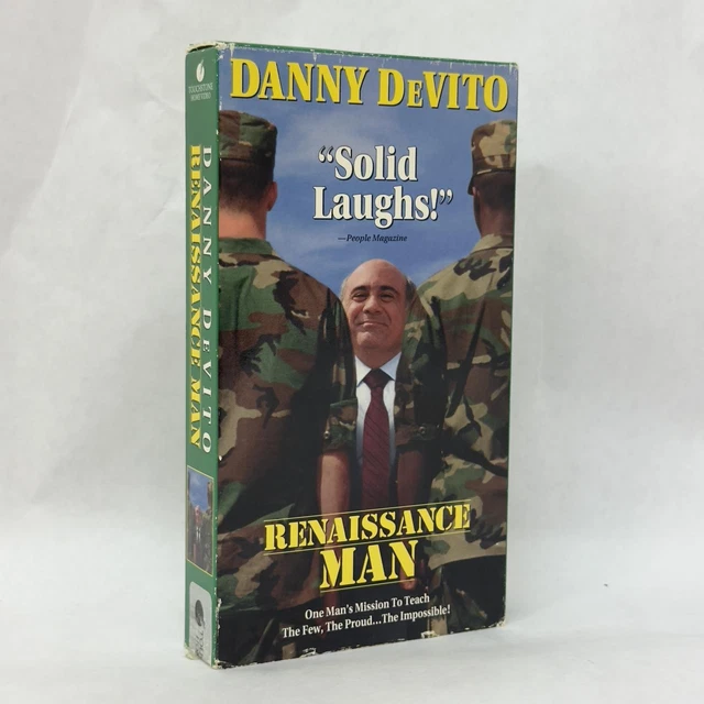 RENAISSANCE MAN VHS 1995 starring Danny DeVito and Gregory Hines £5.49 ...
