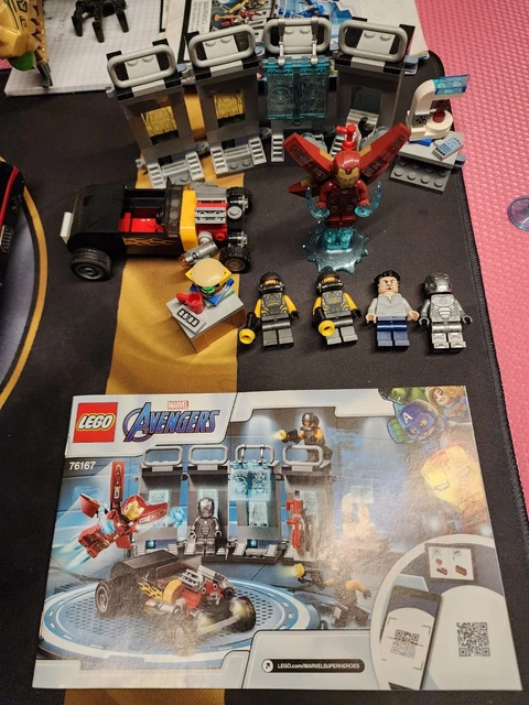 LEGO SUPER HEROES: Iron Man Hall of Armor Collection (76167, 76125, and ...