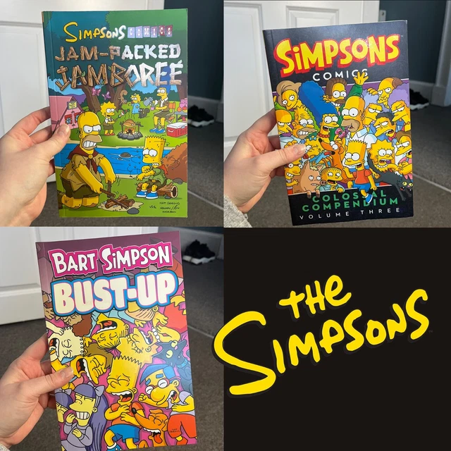 THE SIMPSONS BART Simpson COMICS Bust Up COLOSSAL COMPENDIUM, Jam ...