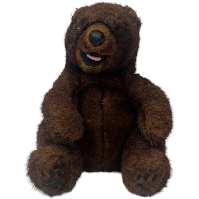 DISNEY’S CALIFORNIA ADVENTURE Grizzly Bear 17” Hand Puppet HIdden ...