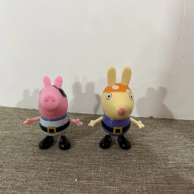 PEPPA PIG GEORGE Pig & Richard Rabbit Pirate Figure 2,5" - Jazwares EUR ...