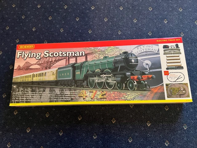 HORNBY FLYING SCOTSMAN Train Set R1039 - AND Track Pack C £189.99 - PicClick UK