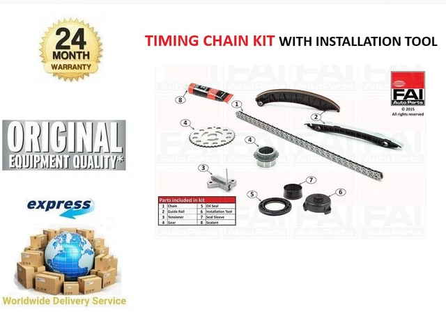 TIMING CHAIN KIT for RENAULT MEGANE III Grandtour 2.0 dCi 2010->on £109 ...