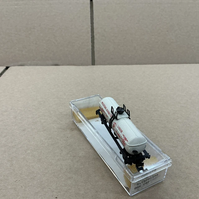 TRIX N GAUGE Tanker Car Wagon Single Dome Tank Car Michigan Alkali Nice ...