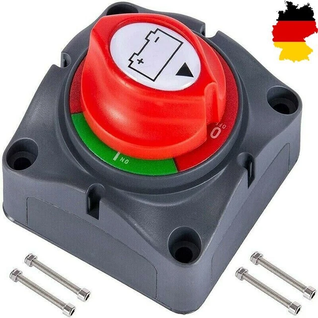 BATTERY ISOLATOR MAIN switch power switch 300A 12V-48V boat car truck ...
