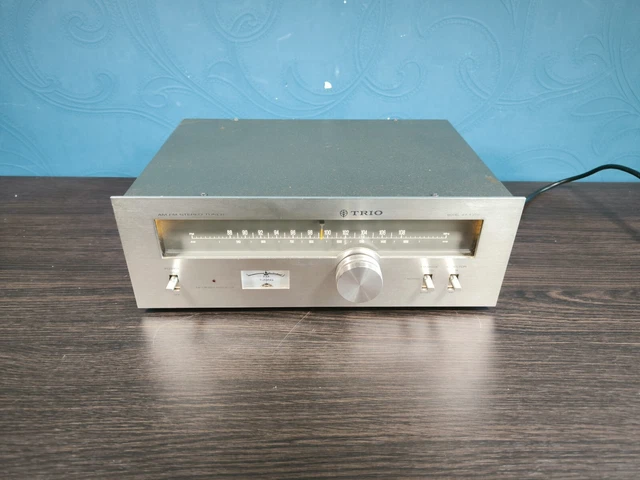 KENWOOD AM FM Stereo Tuner Vintage TRIO KT-5300 Silver Working £72.95 - PicClick UK