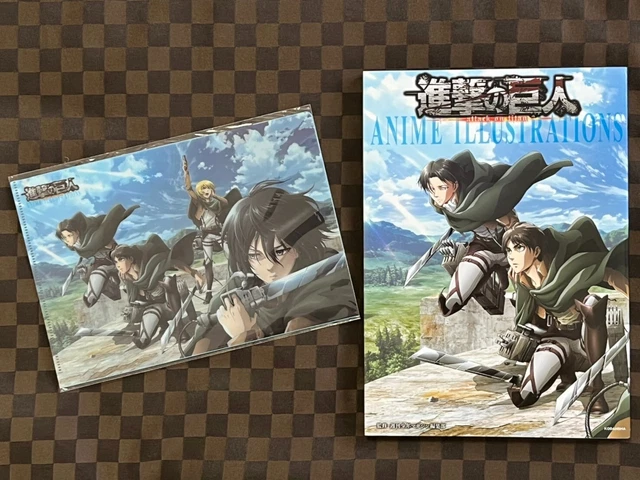 ATTACK ON TITAN Anime Illustrations Shingeki no Kyojin Art Book w ...