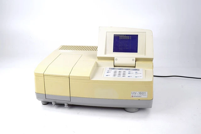 SHIMADZU UV-1601 CE UV-1602 UV/Vis Spectrometer Spectrometer 190-1100nm ... SHIMADZU UV-1601 CE UV-1602 UV/Vis Spectrometer Spectrometer 190-1100nm ...