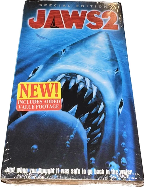 JAWS 2 VHS 2001 Special Edition Universal Roy Scheider Water Mark-READ DESC £70.27 - PicClick UK
