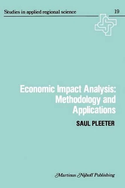 ANALYSE D'IMPACT ÉCONOMIQUE : méthodologie et applications par S ...