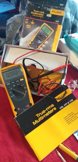 FLUKE 177 TRUE rms multimeter £90.00 - PicClick UK