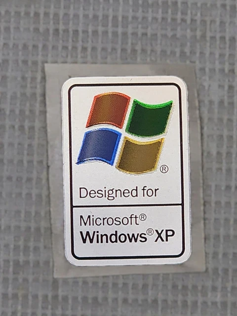 ORIGINAL UNUSED NEW computer Sticker Microsoft Windows XP classic $15. ...