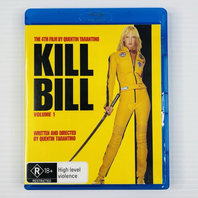 KILL BILL VOLUME 1 Blu-Ray Region Free Tracked Postage Quentin ...