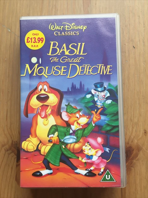 BASIL THE GREAT Mouse Detective VHS Walt Disney Classics Video Tape EUR ...
