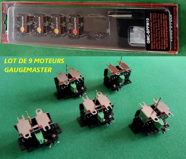 LOT DE 9 Moteurs Gaugemaster Pm 10 Solenoid #Roco-Jouef-Peco-Ls Models ...