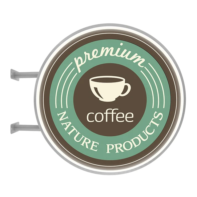 60CM BLANK ROUND LED Lightbox / Circular Projecting Lightbox /Signs ...