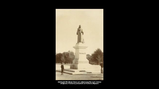 ADELAIDE SA STATUE of Queen Victoria situated in Victoria Square ...