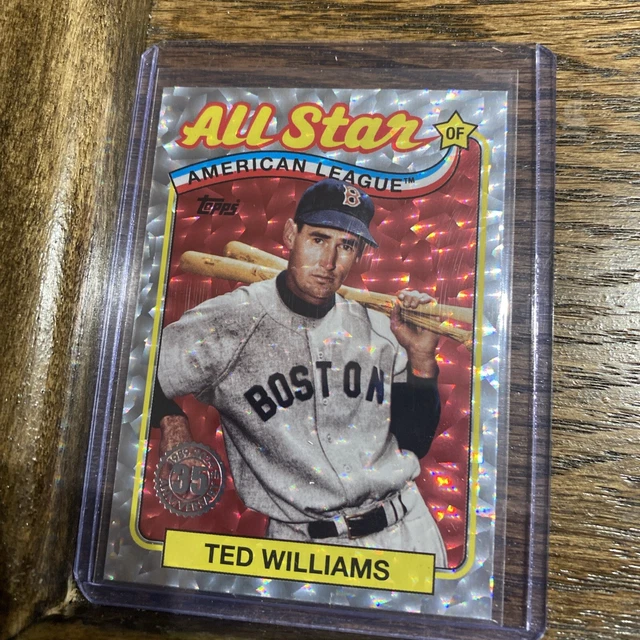 2024 TOPPS SERIES 2 #89ASB-31 Ted Williams 35th Anniversary feuille ...