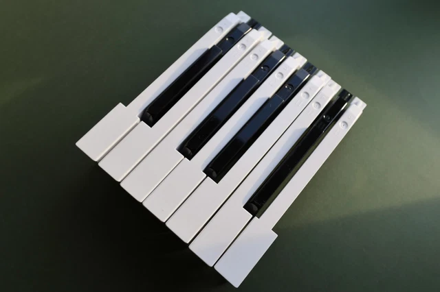 SET OF YAMAHA Clavinova Electric Piano Keys (A-G + 4 sharps) CLP-411 ...
