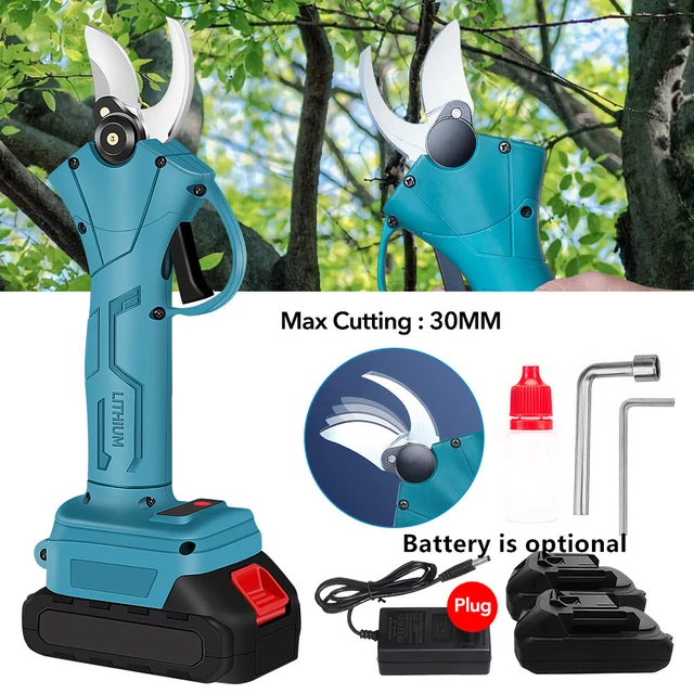 CORDLESS RECHARGEABLE ELECTRIC Pruning Shears Secateur Branch Cutter 1/ ...