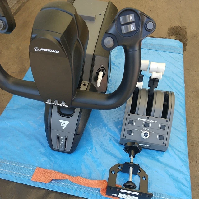 THRUSTMASTER TCA YOKE pack boeing edition £125.52 - PicClick UK